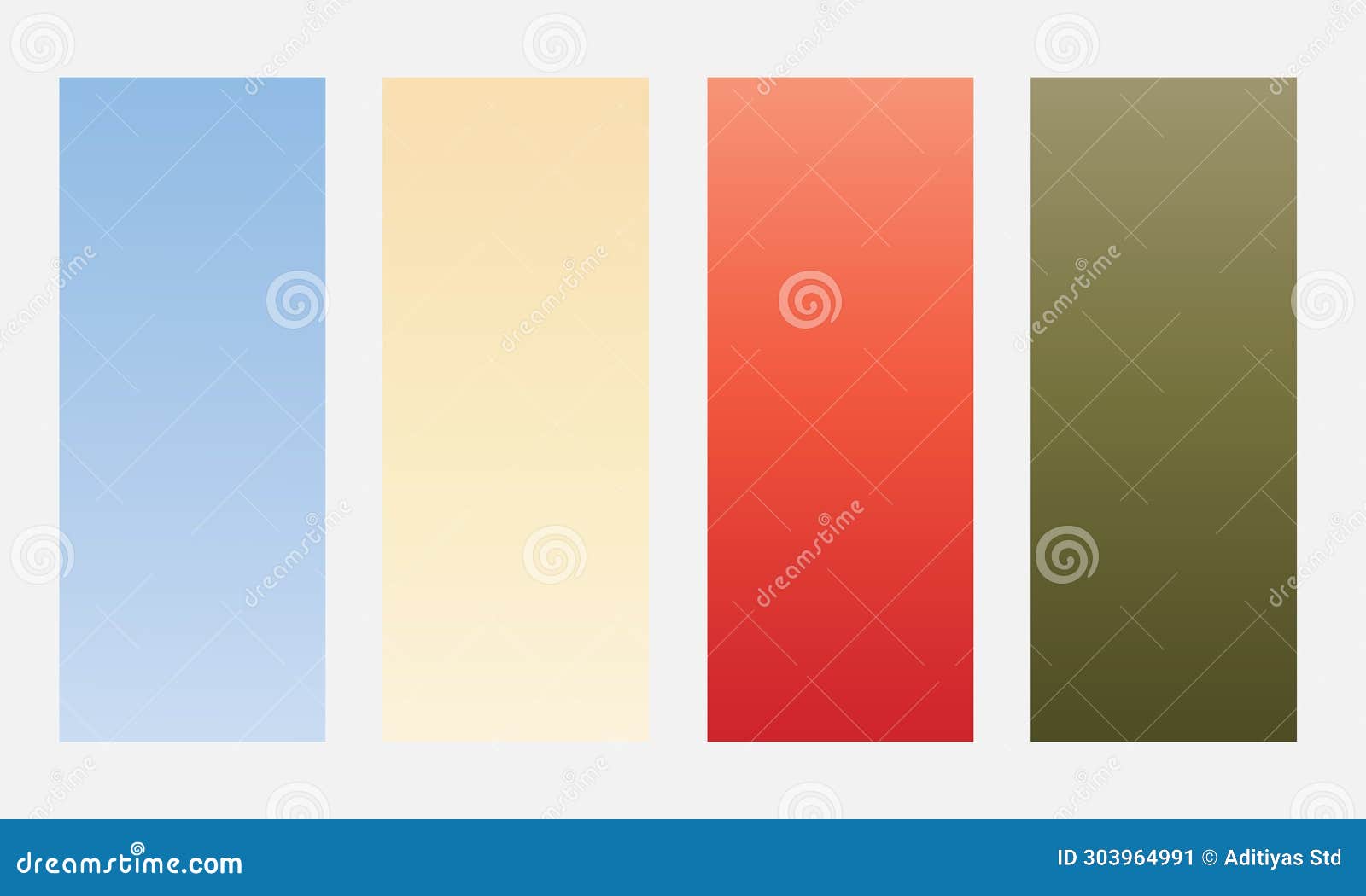 Gradient Color Pallet Set Vector. Stock Vector - Illustration of vector ...