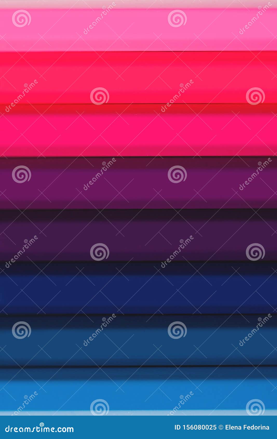 Gradient from Color Pencils in Cold Color Scale Stock Image - Image of ...