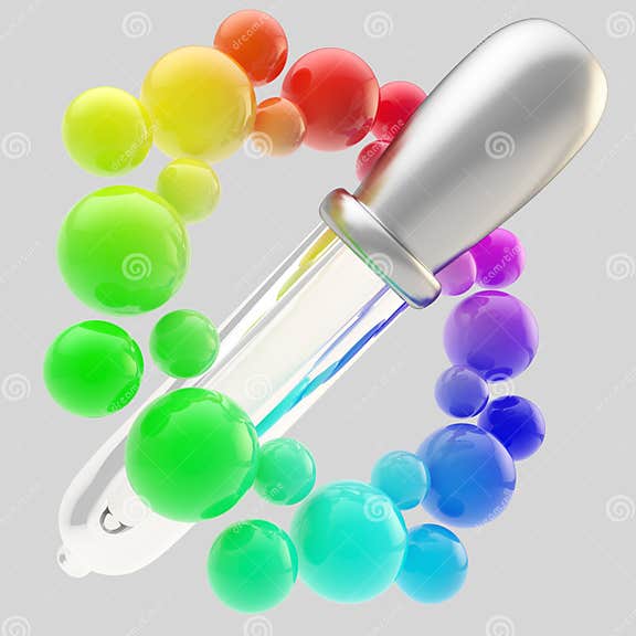 Gradient Color Picker Icon Isolated Stock Illustration - Illustration ...