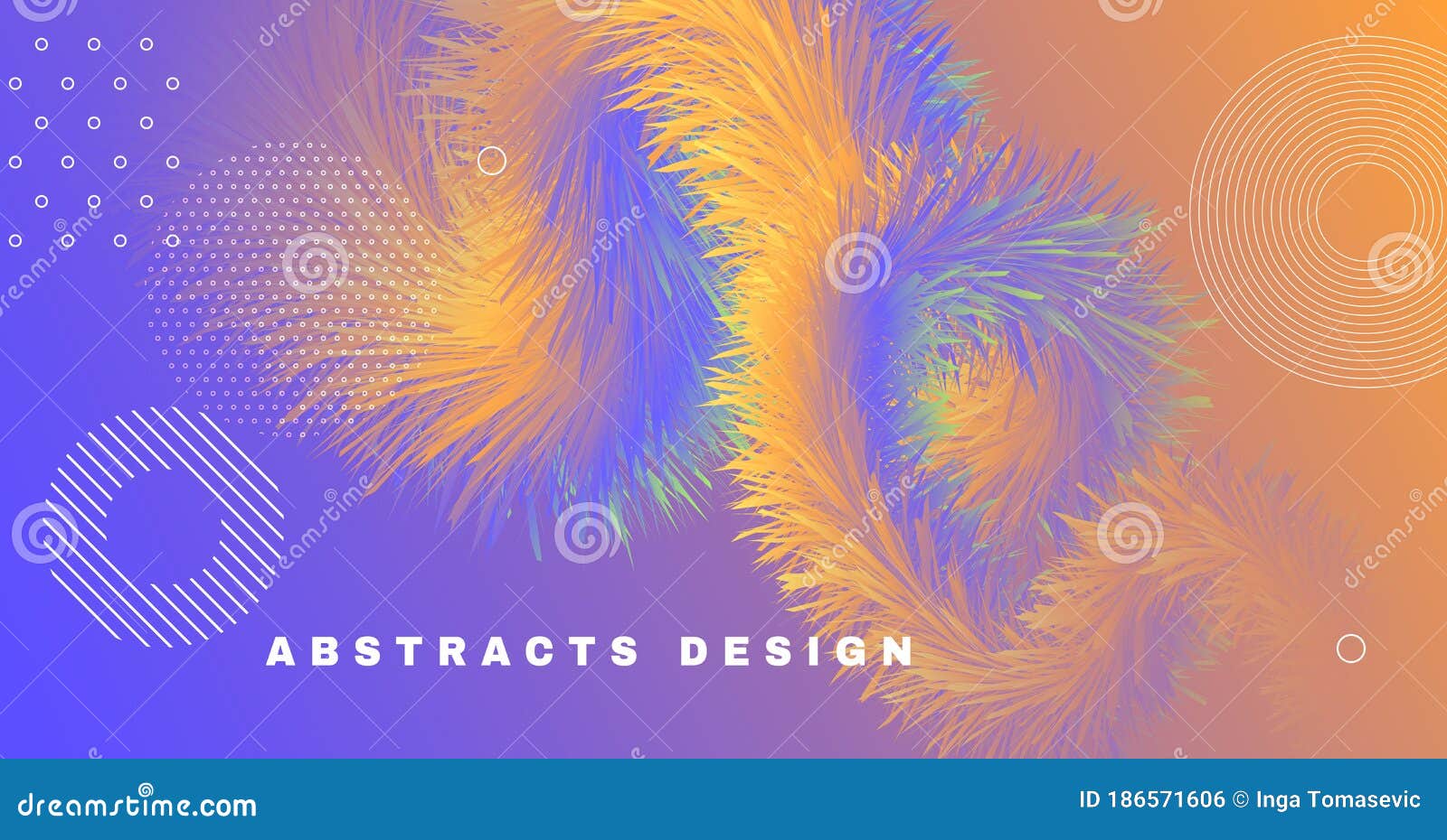 Gradient Color Poster. Fluid Concept Stock Vector - Illustration of ...