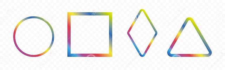 Gradient Color Ring. Rainbow Stock Illustration - Illustration of ...