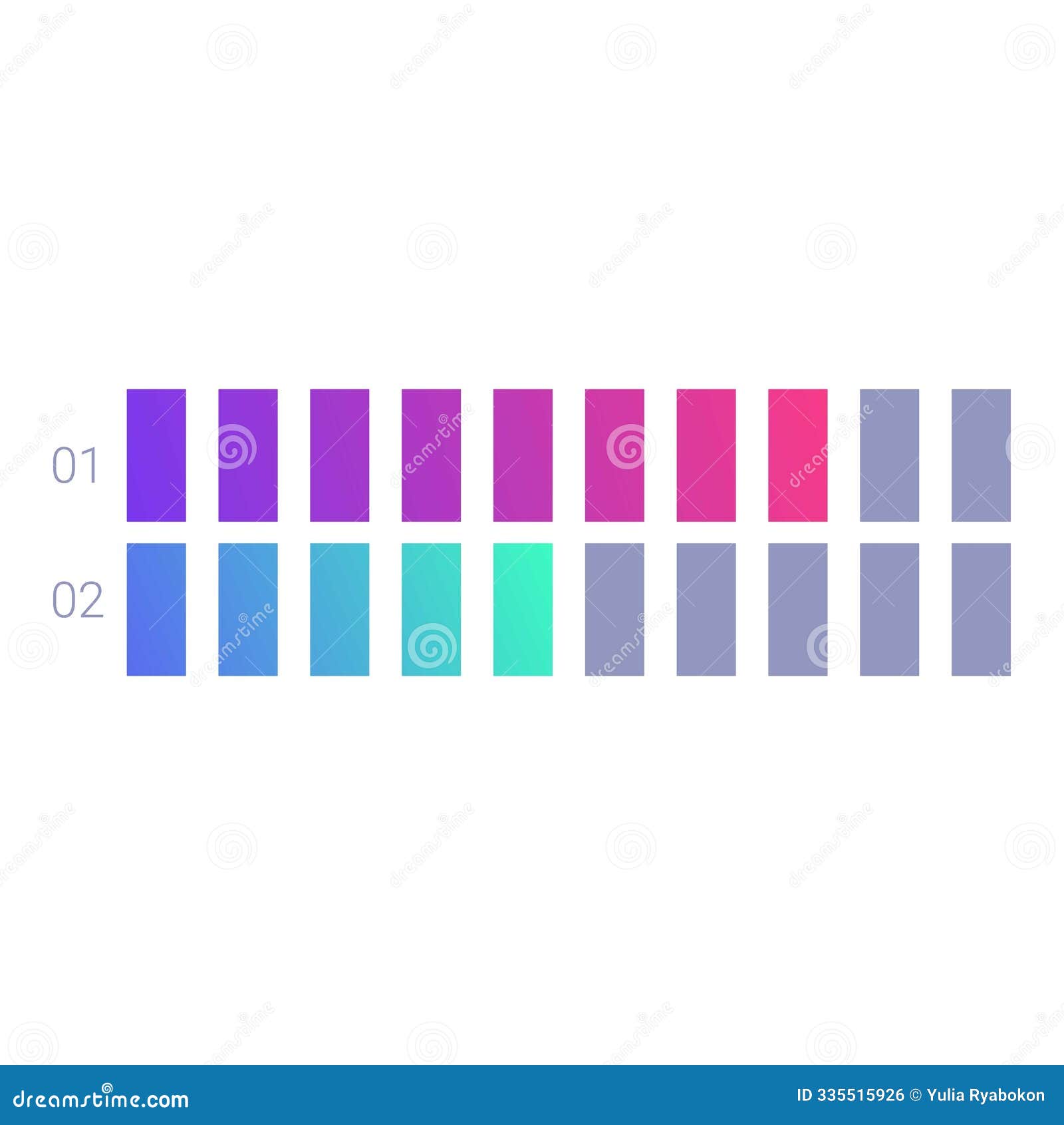 Data Driven Chart Showing Market Trend Analysis with Gradient Color ...