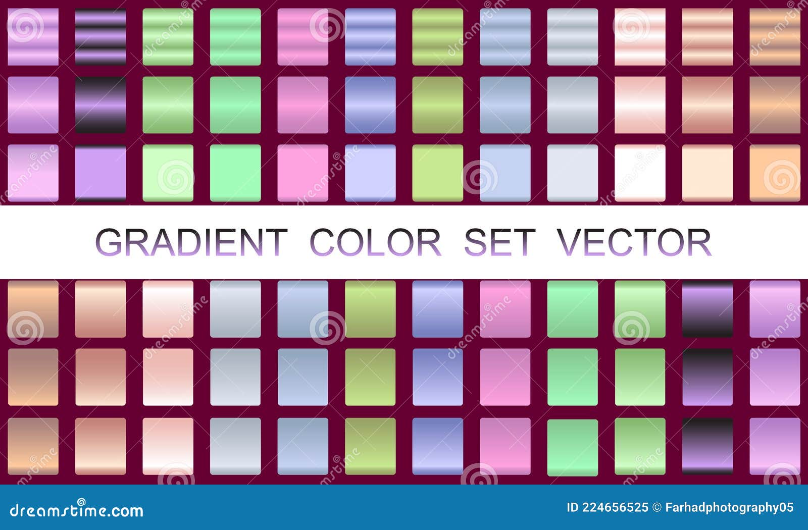 Gradient Color Set, Gradient Color Pallet, Glossy Colors Backgrounds ...