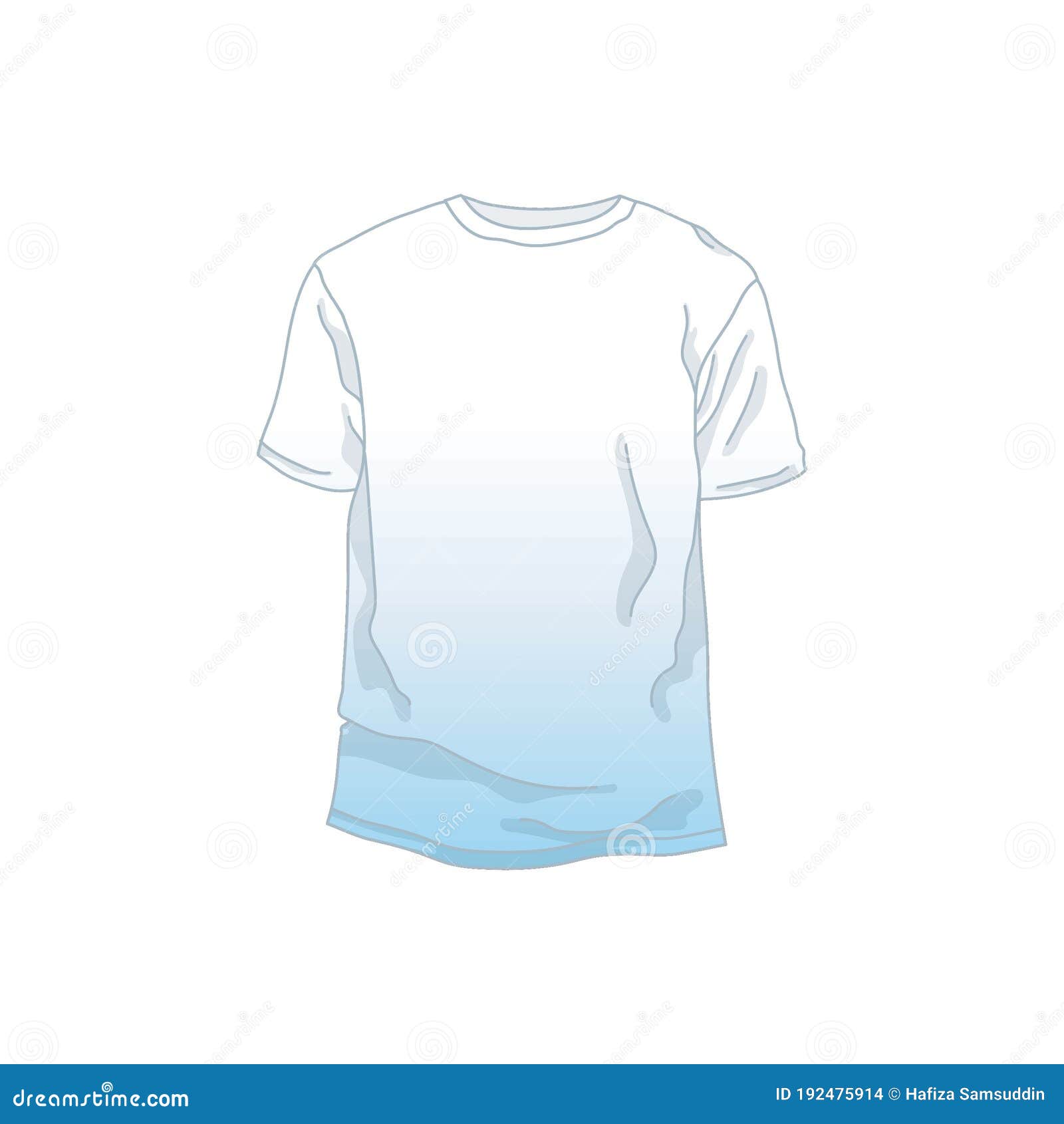 Gradient Color Tshirt. Vector Illustration Decorative Design Stock ...