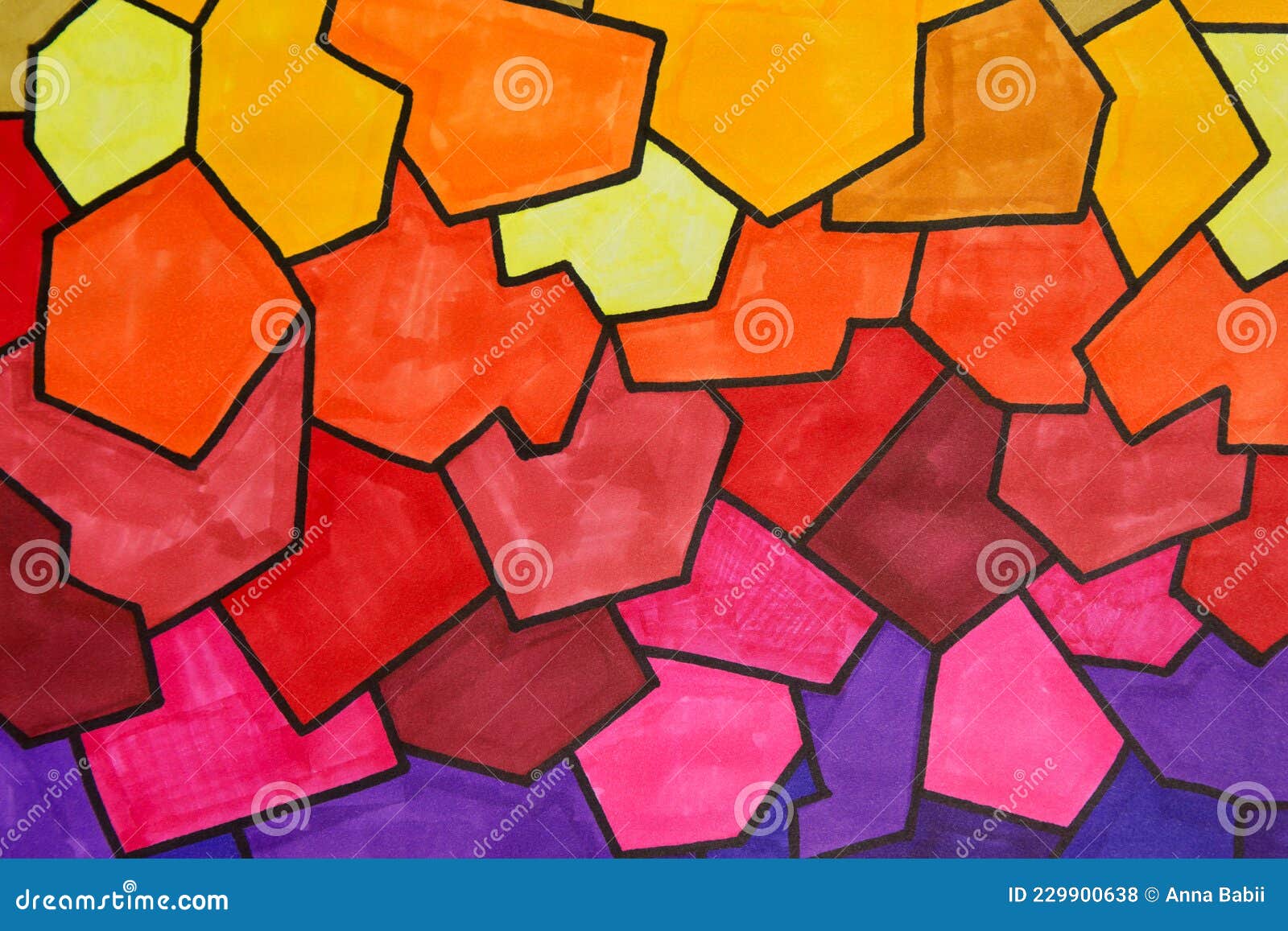 Gradient Colorful Background. Abstract Marker Texture. Stock Photo ...