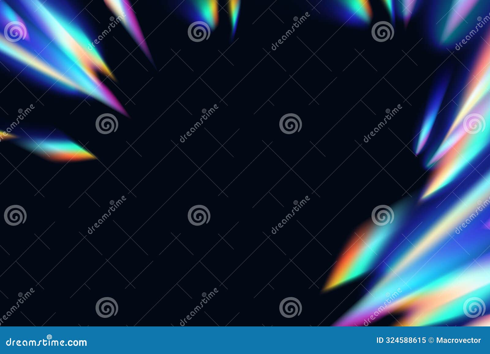 Gradient Refraction Of Light Poster Template Royalty-Free Stock ...