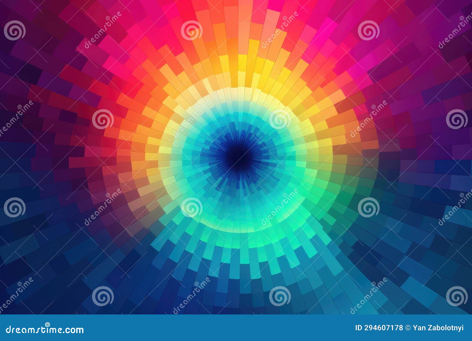 A Gradient of Colors Forming a Circular Design Background Stock ...