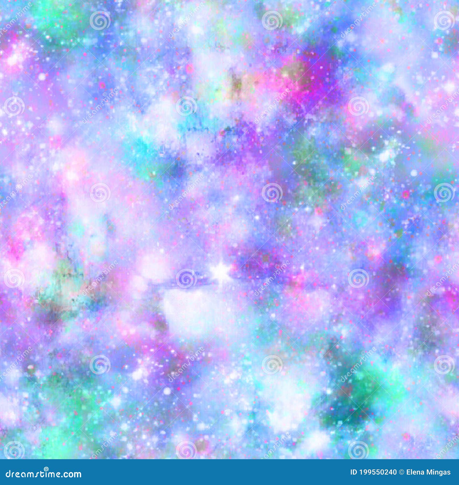 Gradient Colour Bleed Pattern in Galaxy Theme Stock Illustration ...