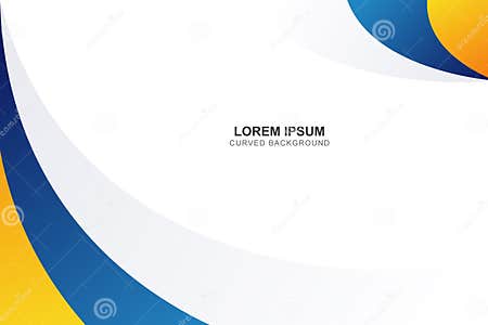 Gradient Curved Banner Background Stock Vector - Illustration of poster ...