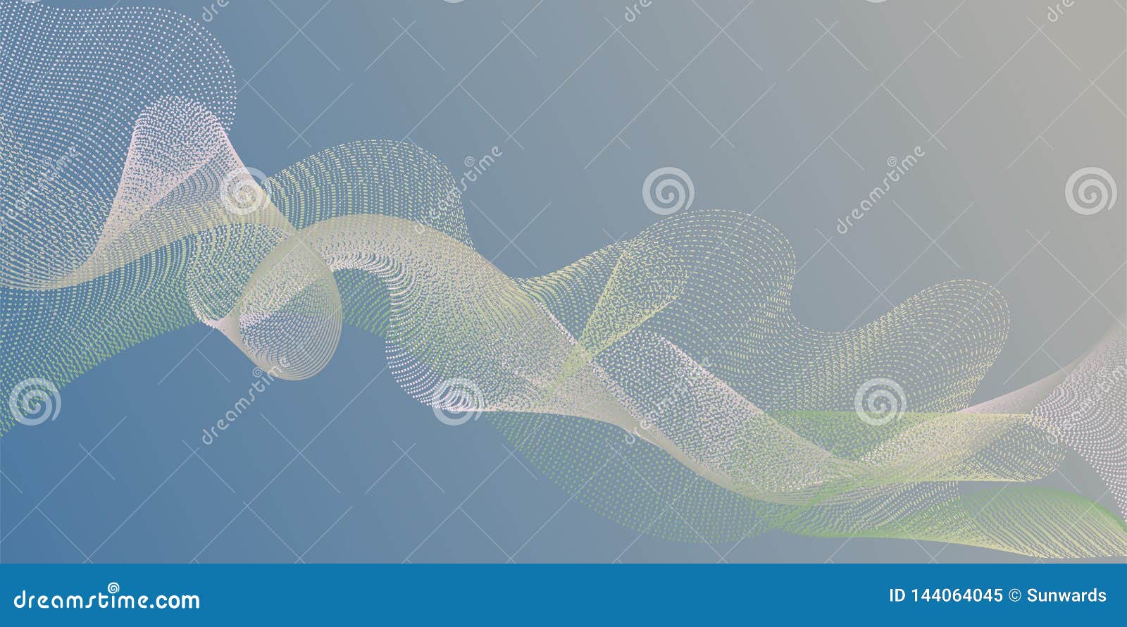 Gradient Curves Flow Effect Illusion Fancy Background. Stock Vector ...