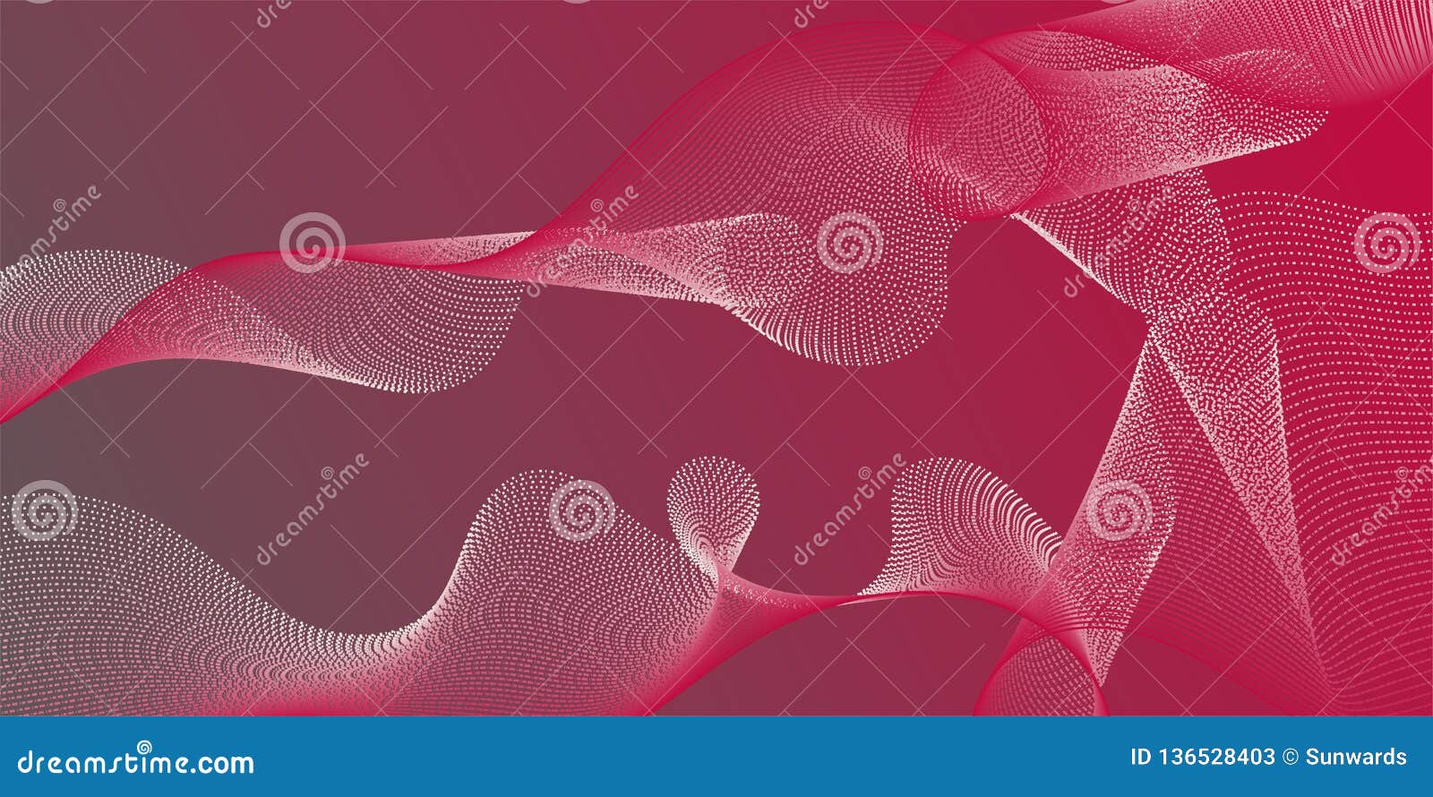 Gradient Curves Flow Effect Illusion Fancy Background. Stock Vector ...