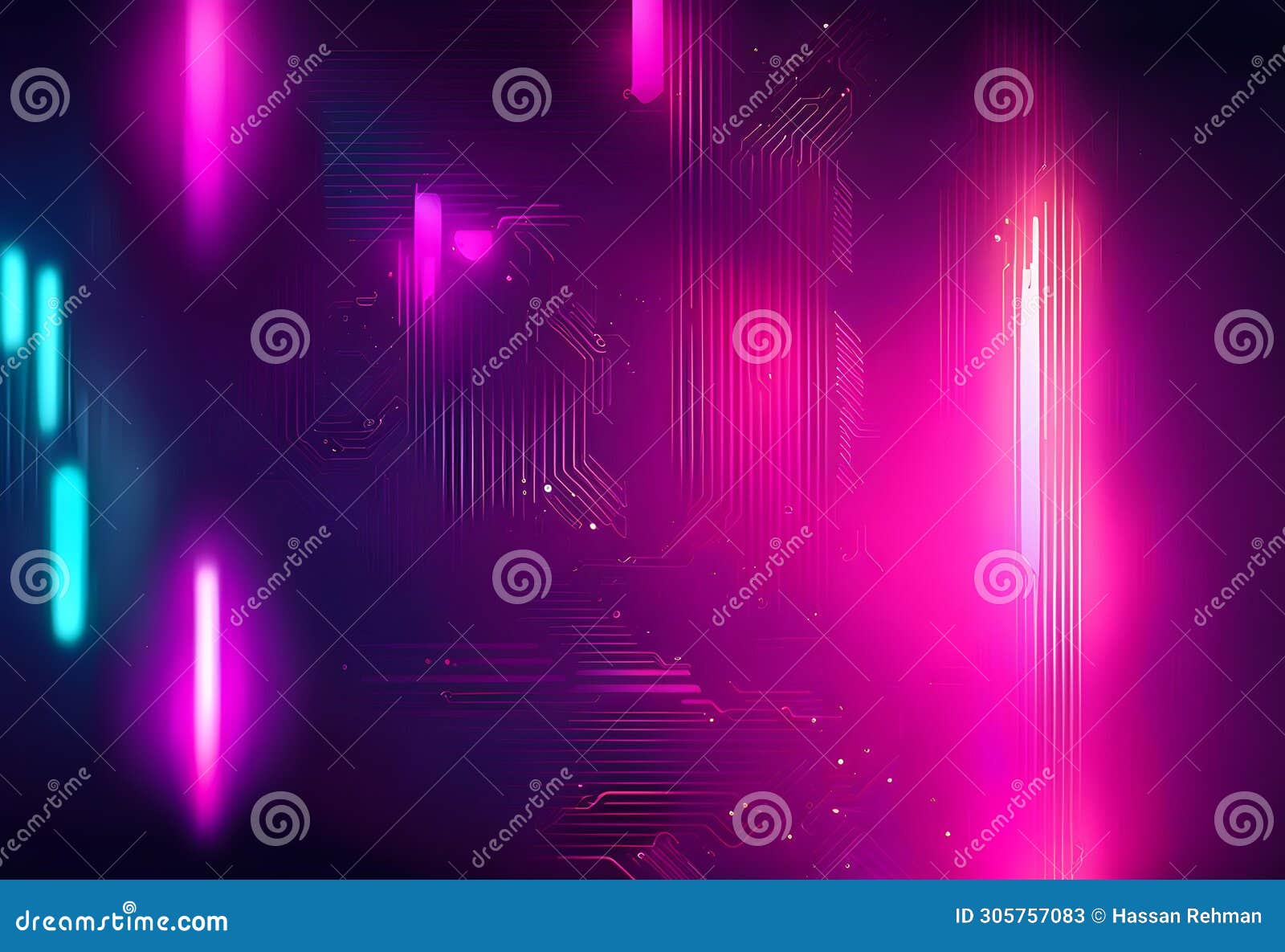 Gradient Cyberpunk Light Effect Stock Illustration - Illustration of ...