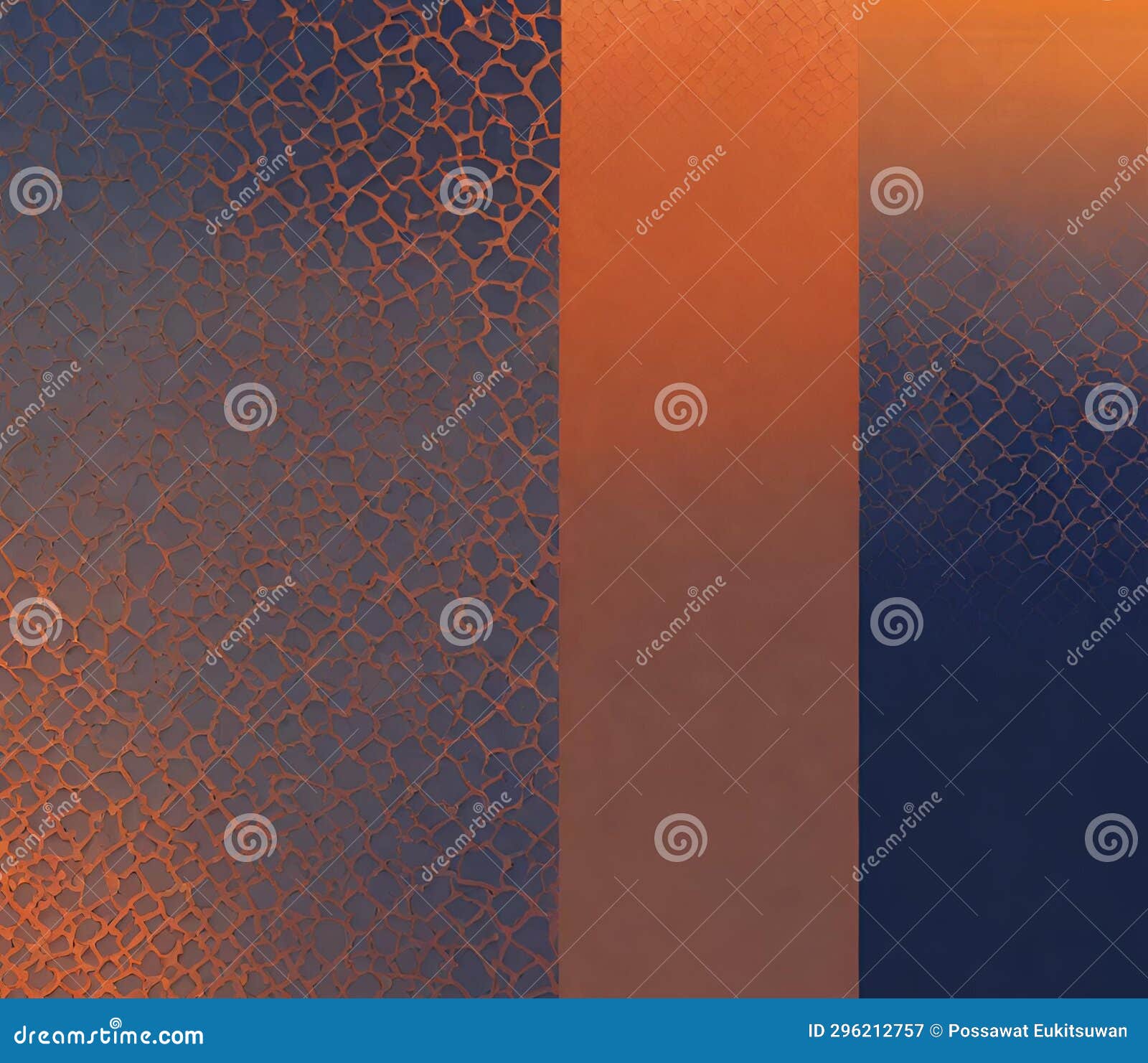 A Gradient from Dark Blue To Light Orange Stock Illustration ...