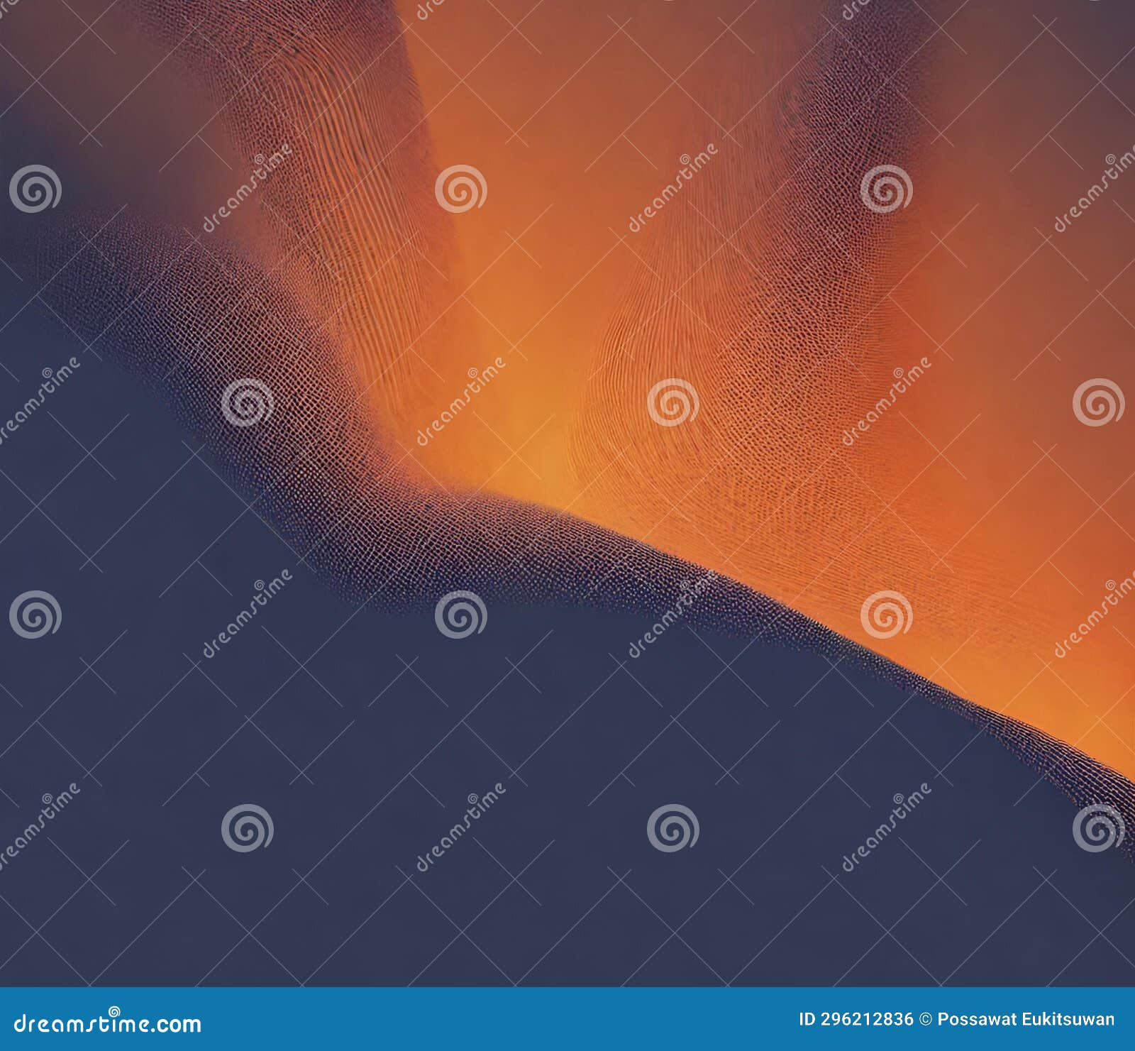 A Gradient from Dark Blue To Light Orange Stock Illustration ...