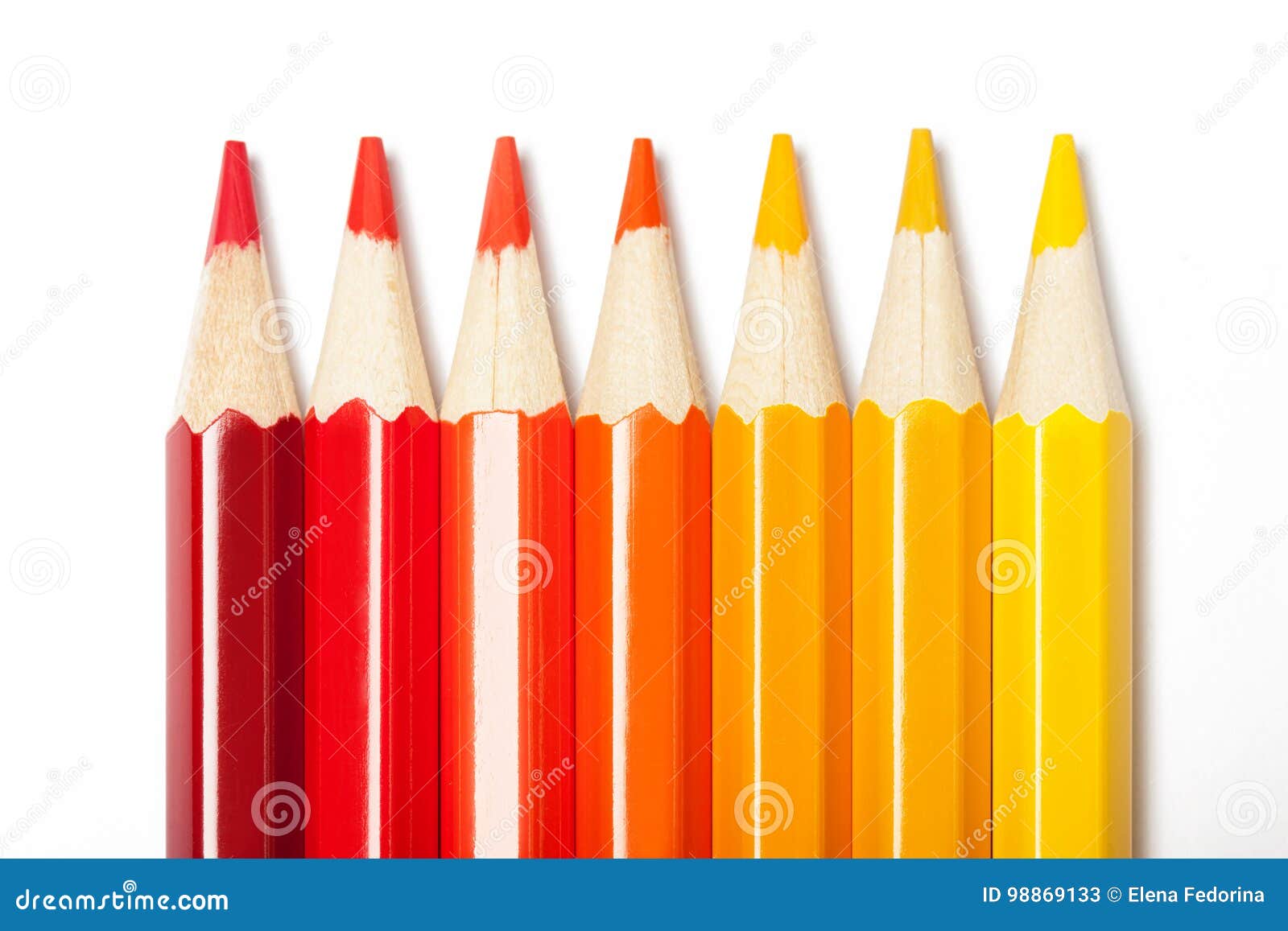 Gradient Des Crayons De Couleur Image stock - Image du enfants ...