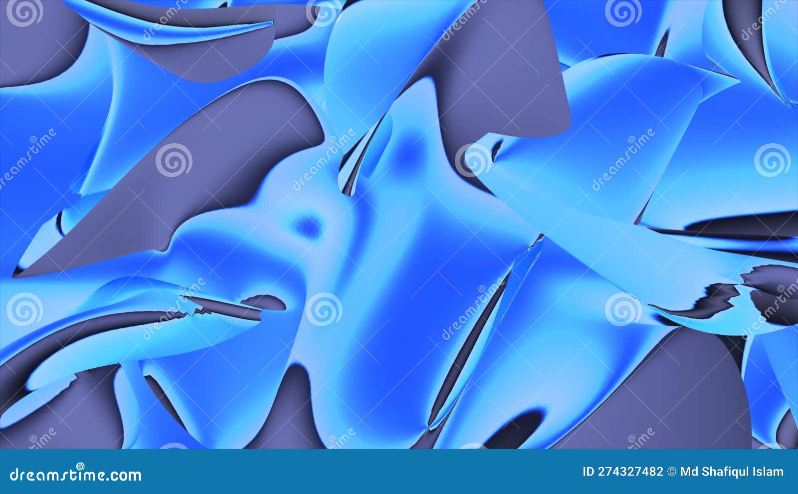 Gradient Design, Glossy Silver Metal Fluid Glossy Chrome Mirror Water ...