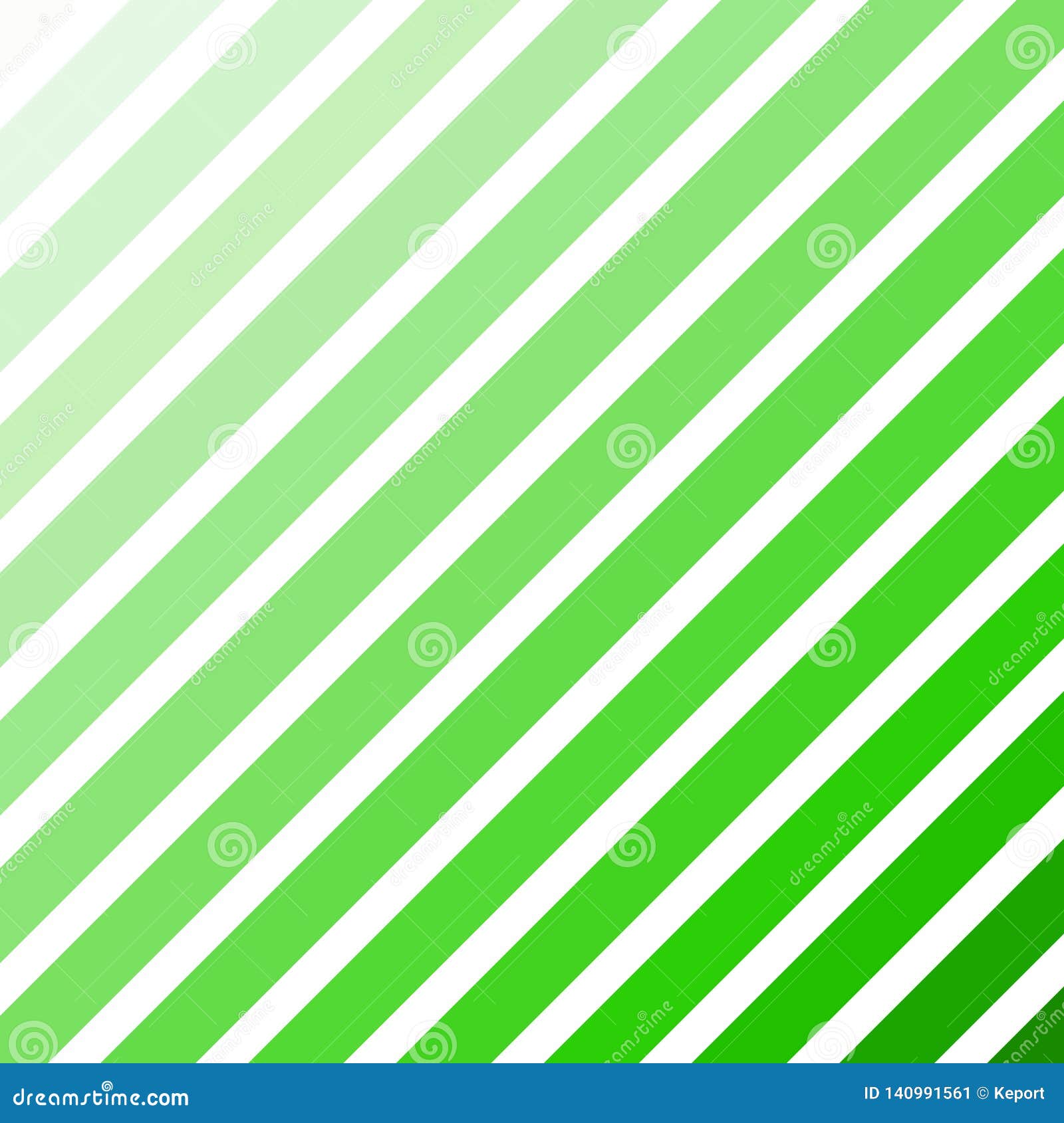 Gradient Diagonal Stripes Green and White Stock Illustration ...
