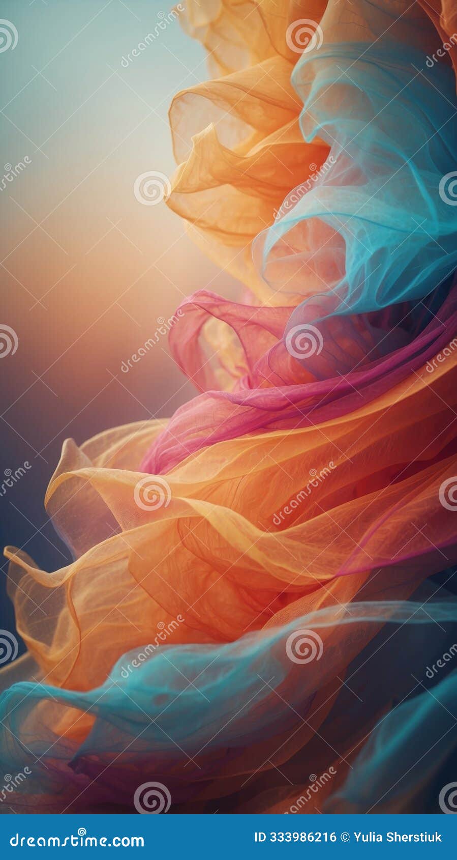 Gradient Diffuse Wind Background with Festive Colors. Stock ...