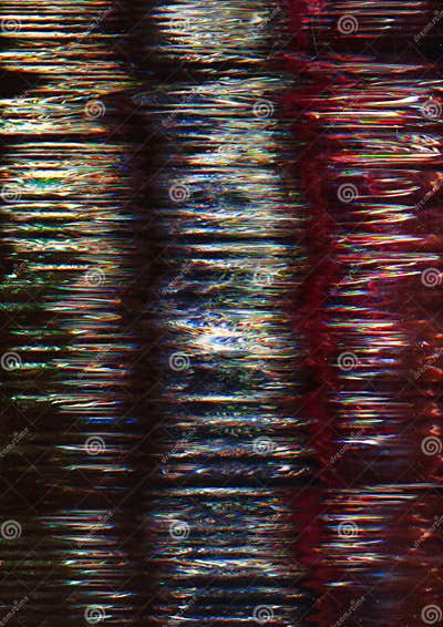 Gradient Display Vhs Error Glowing Background Stock Image - Image of ...
