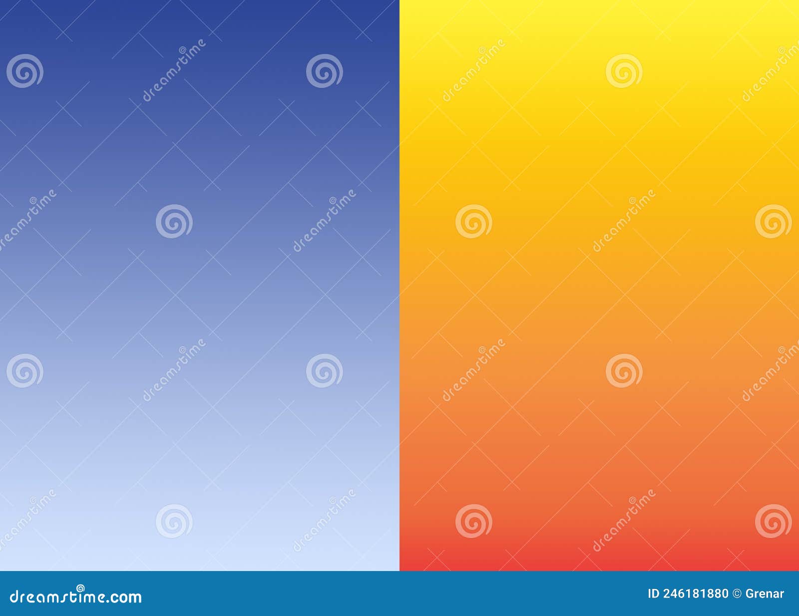 Gradient Double Cold Warm Dichotomy Stock Illustration - Illustration ...