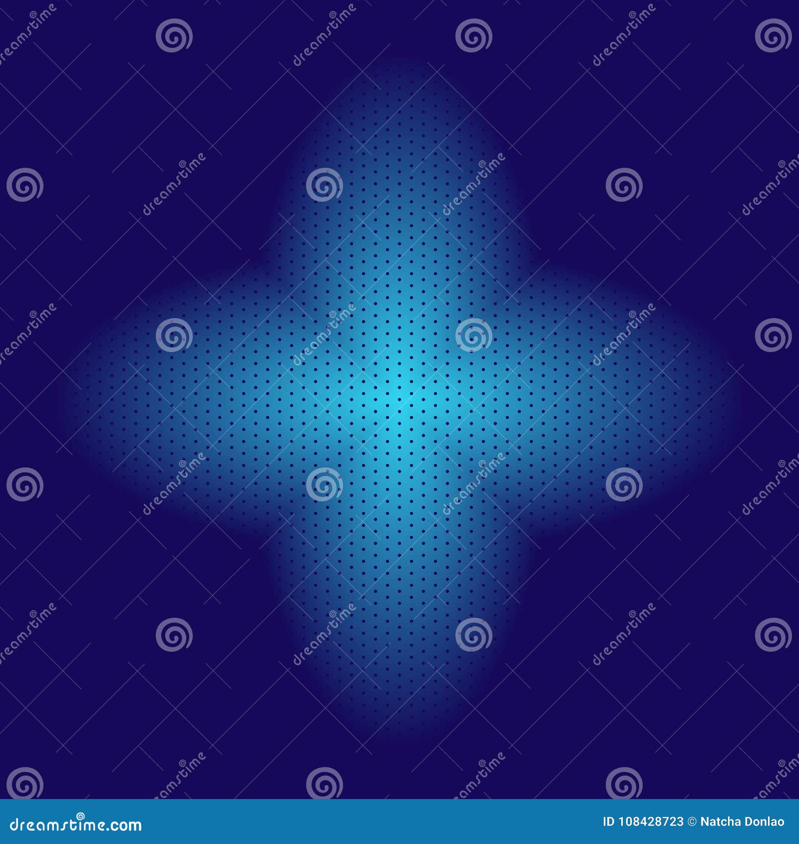 Gradient Duotone Background Decorate with Halftone Pattern Stock Vector ...