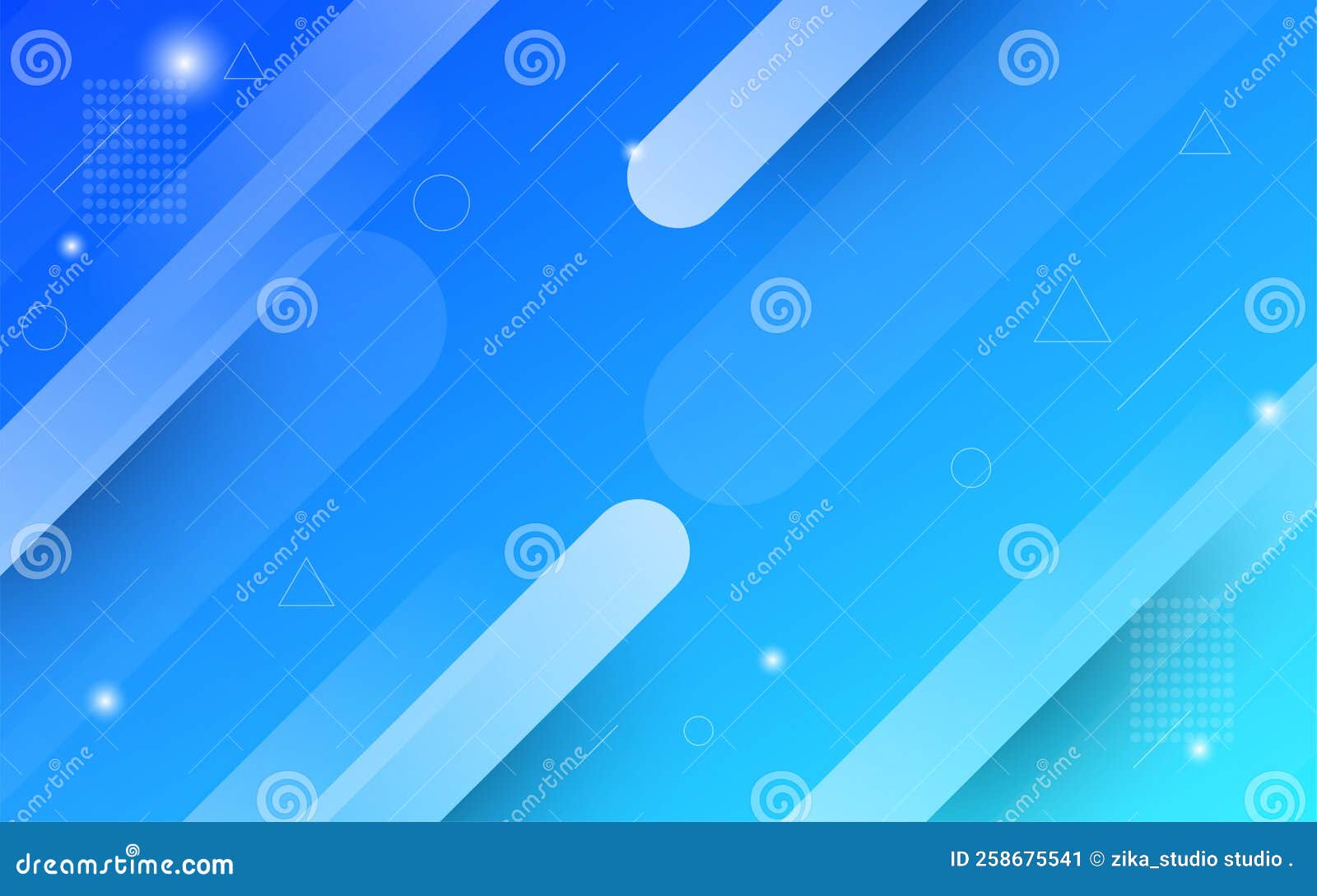 Gradient Dynamic Blue Shape Background Stock Vector - Illustration of ...