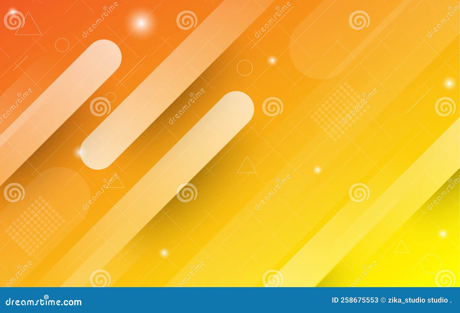 Gradient Dynamic Orange Shape Background Stock Vector - Illustration of ...