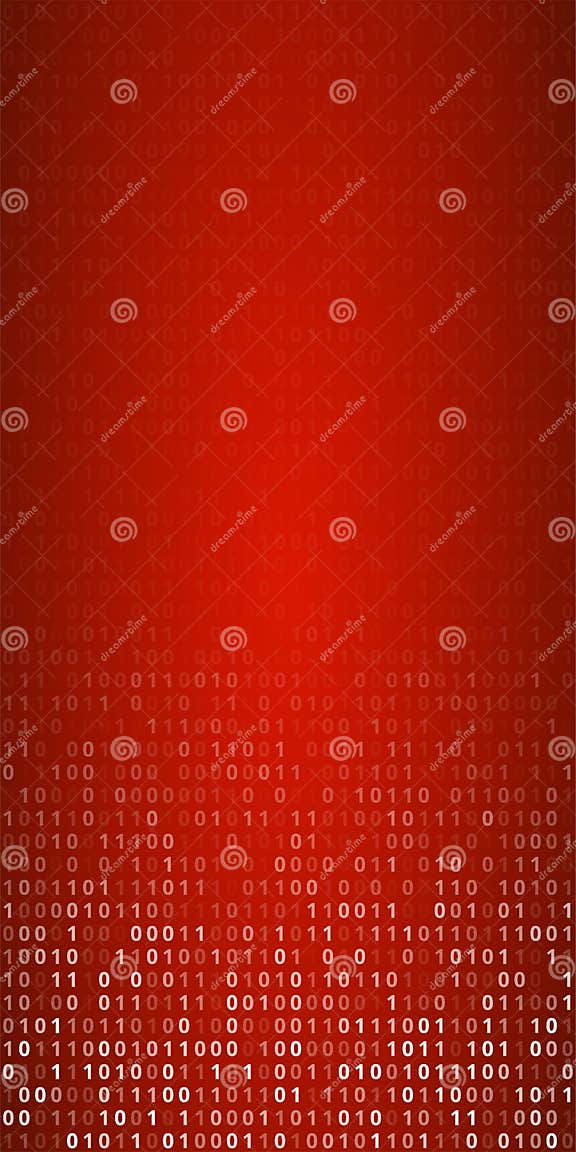 Binary Code Screen stock vector. Illustration of error - 173321449