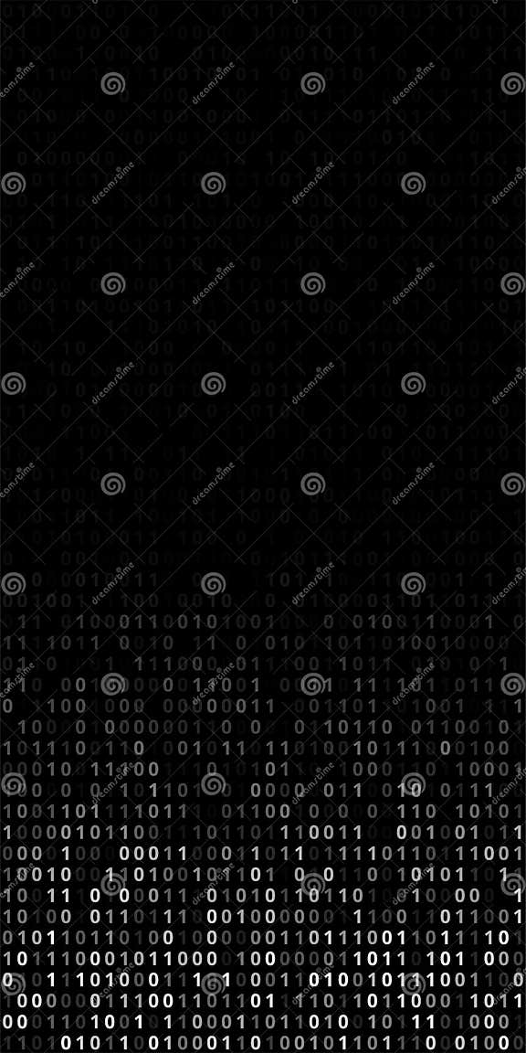 Binary Code Screen stock vector. Illustration of texture - 129902827
