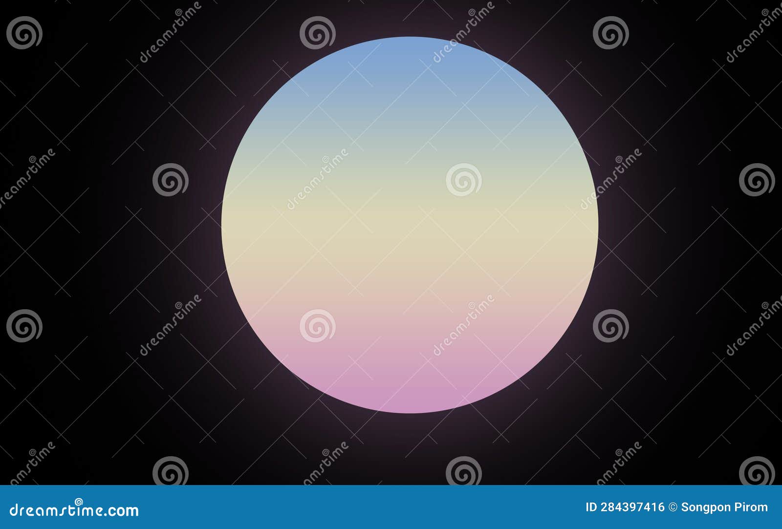 Gradient Fantasy Round Circle Art Stock Illustration - Illustration of ...