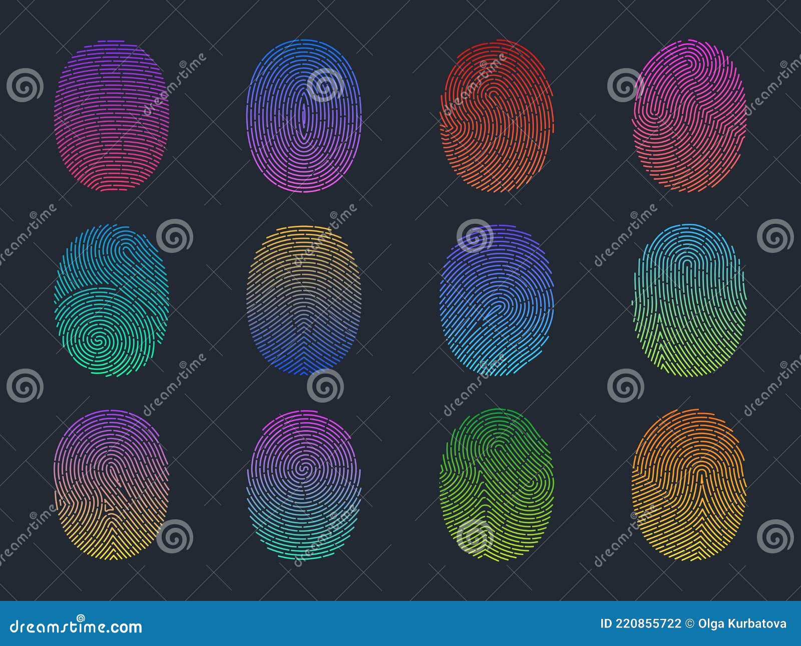 Gradient Fingerprints. Personality Verification, Fluorescent Human ...
