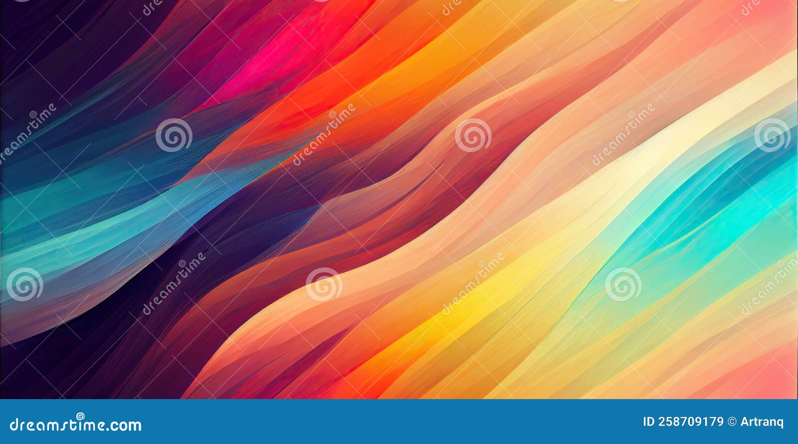 Gradient Flowing Multicolored Stripes on the Diagonal, Seamless Texture ...