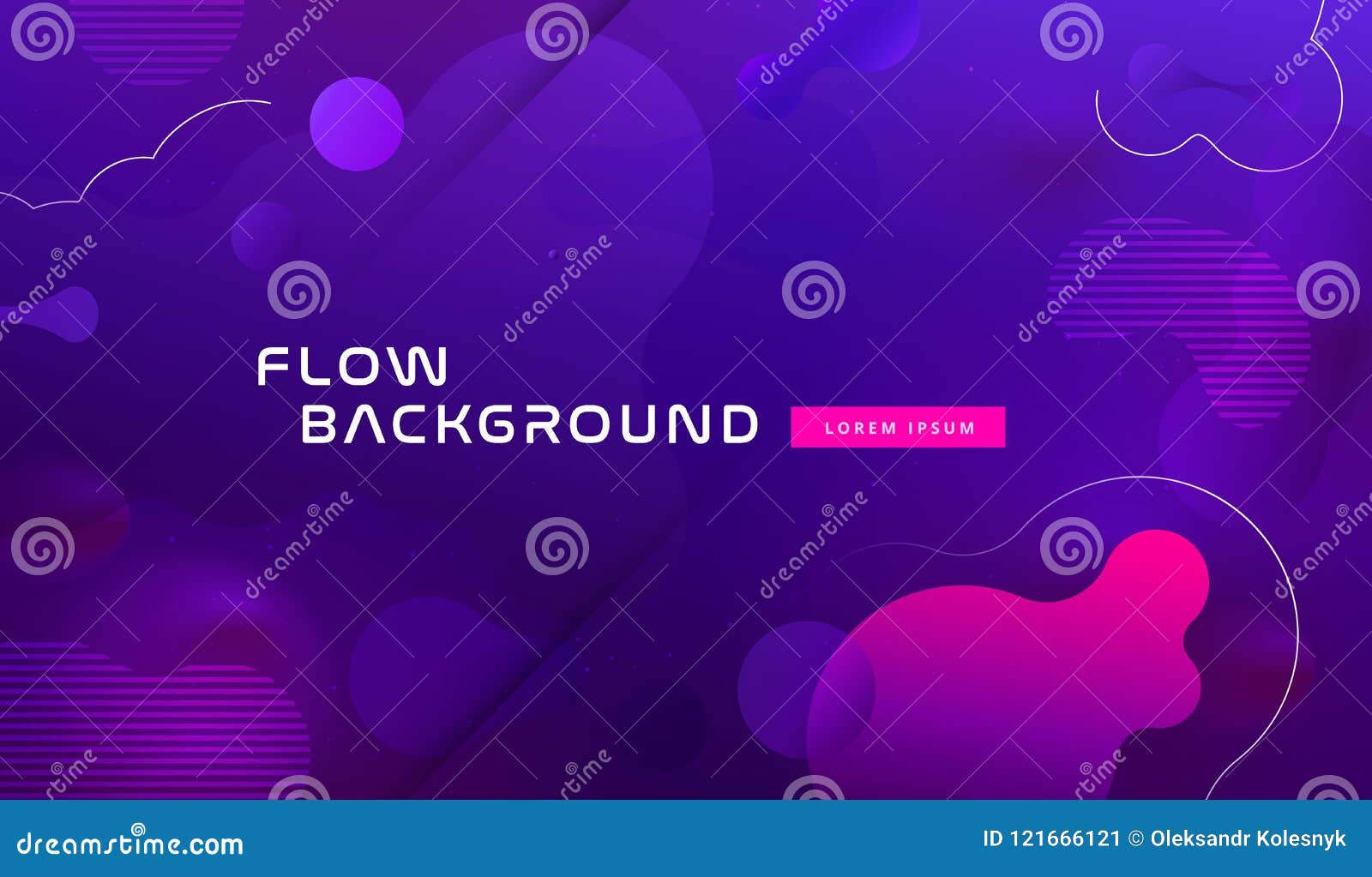 Gradient Fluid Background Design Layout for Banner or Poster. Cool 3d ...
