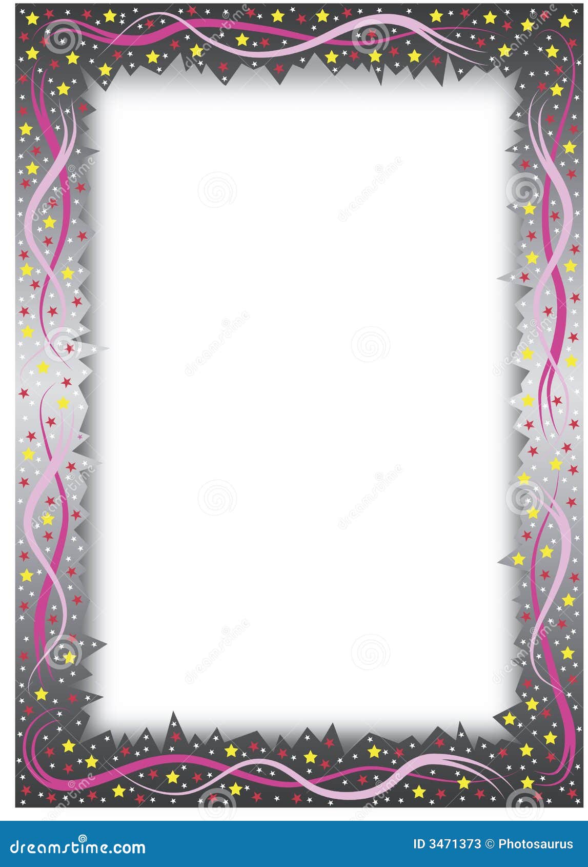 Gradient frame with stars stock vector. Illustration of family - 3471373