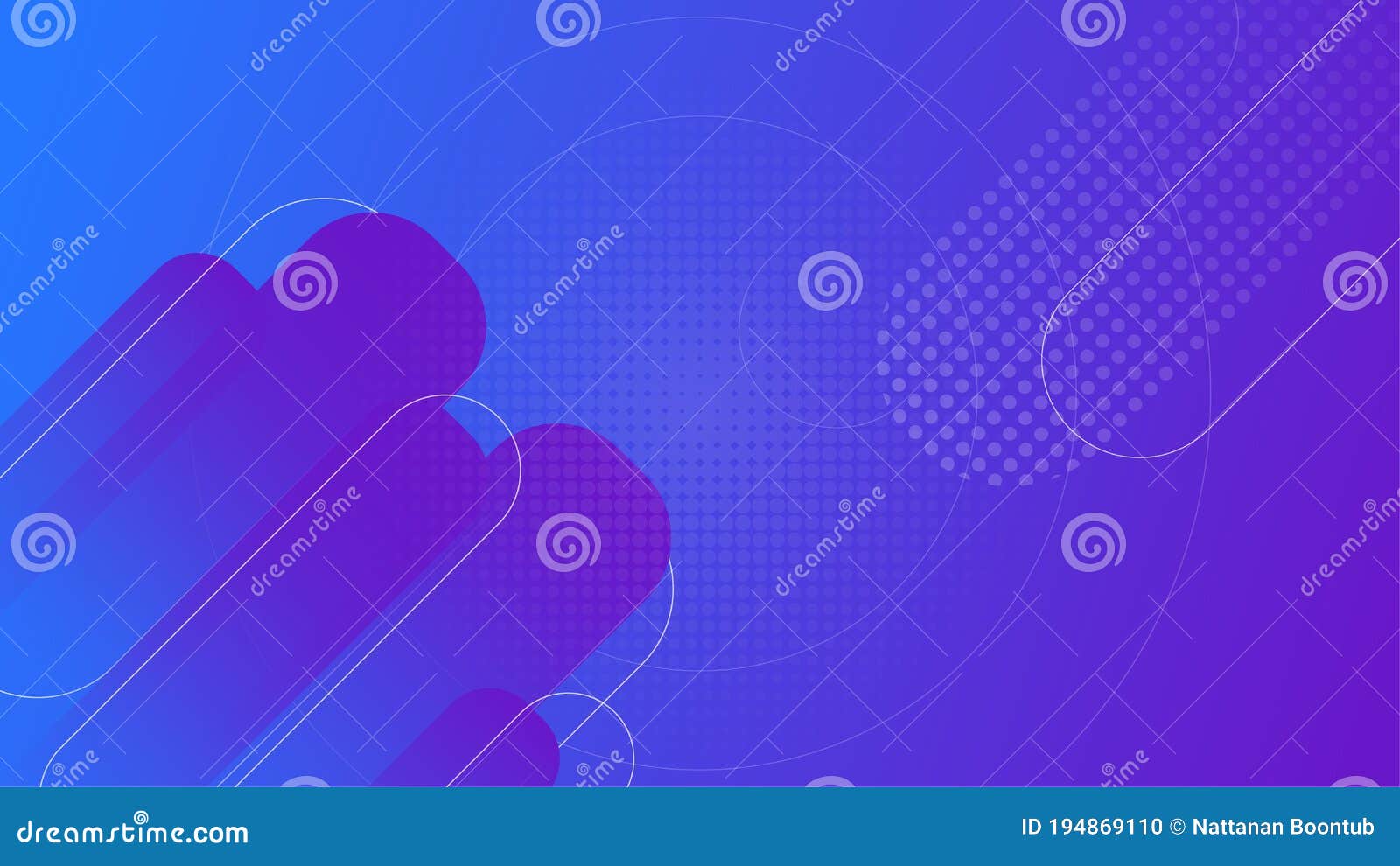 Gradient Geometric Shape Blue Background Premium Vector Stock Vector ...