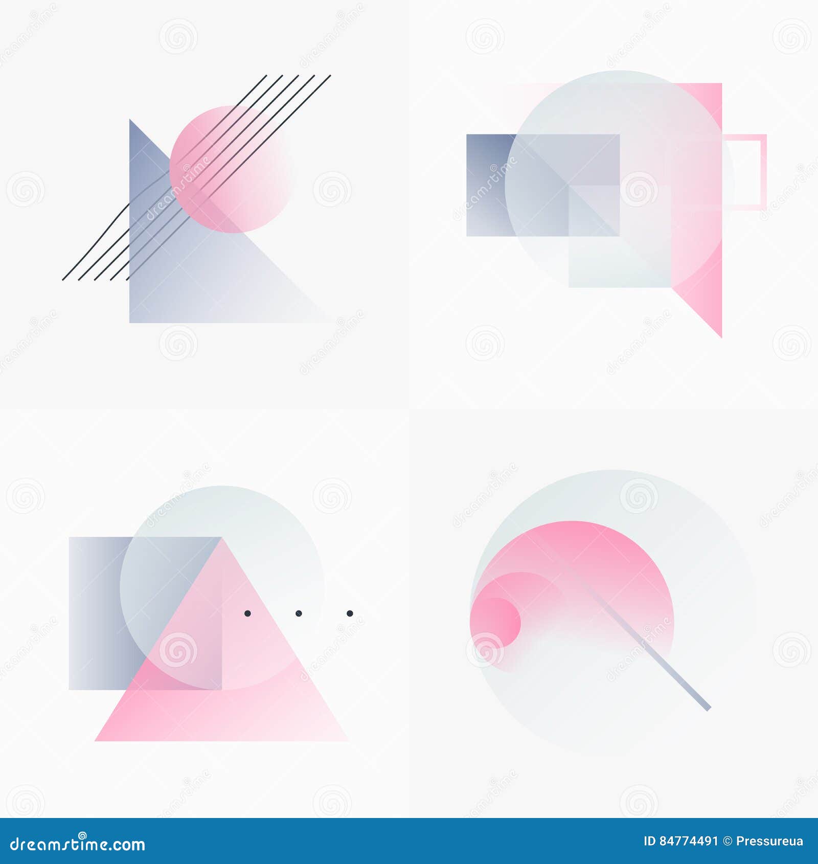 Gradient Geometry Forms 02 stock vector. Illustration of geometric ...