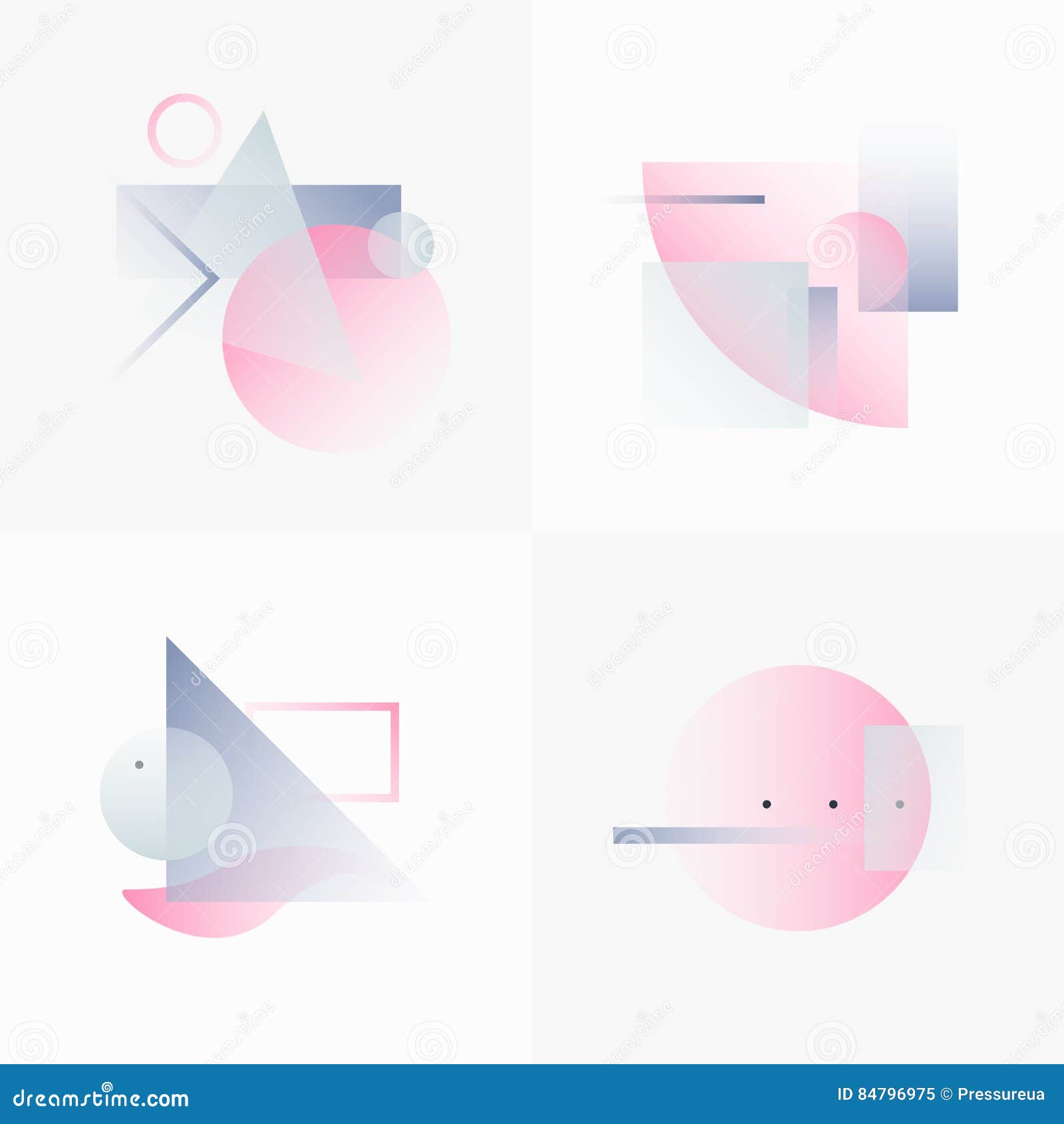 Gradient Geometry Forms 08 stock vector. Illustration of blend - 84796975