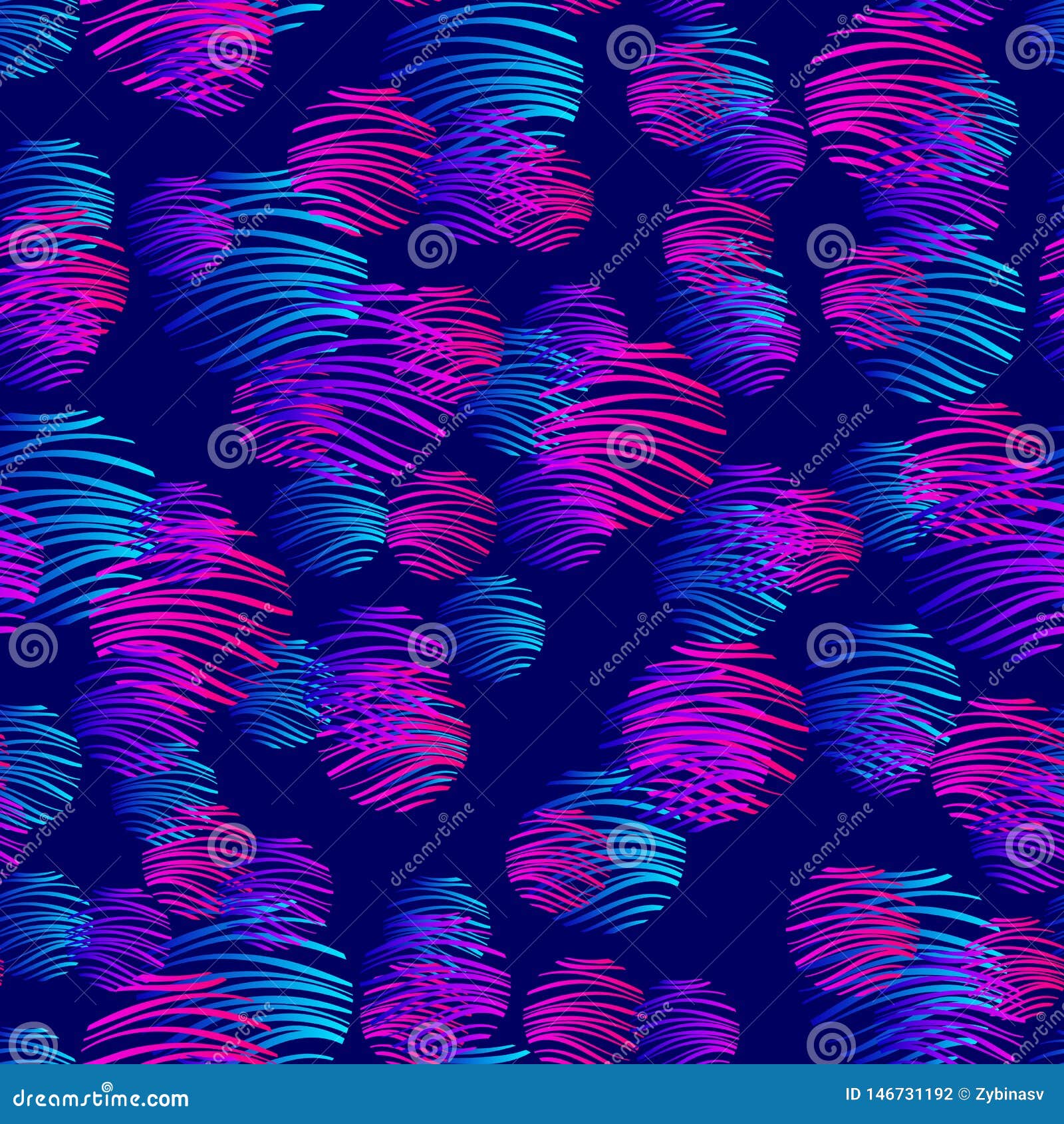 Gradient Geometry in a Modern Style on a Dark Blue Background. Abstract ...