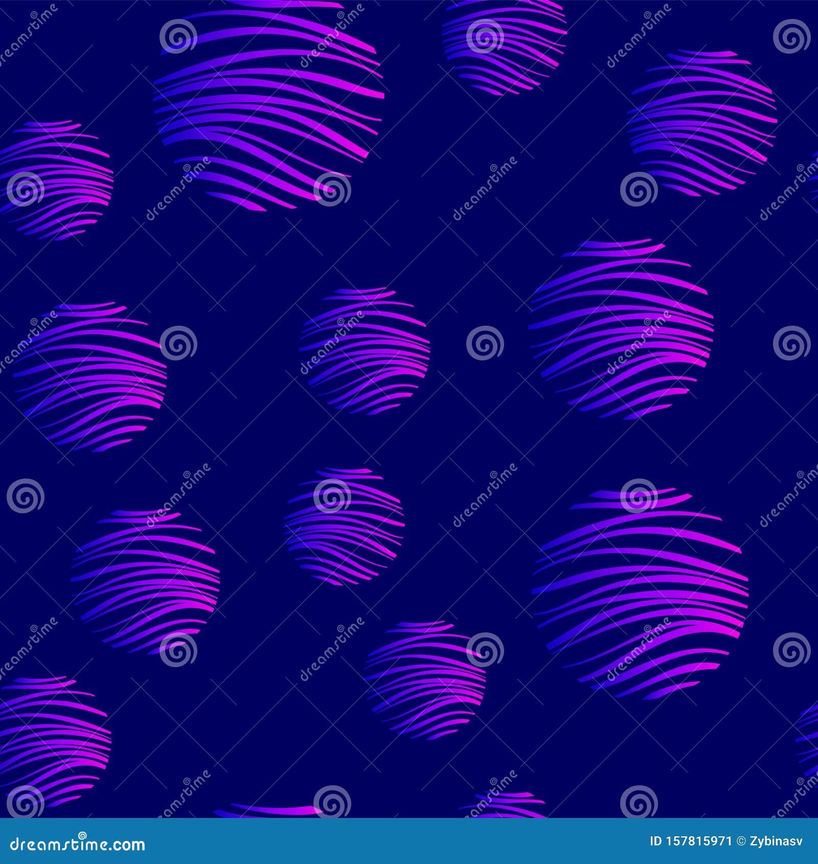 Gradient Geometry in a Modern Style on a Dark Blue Background. Abstract ...