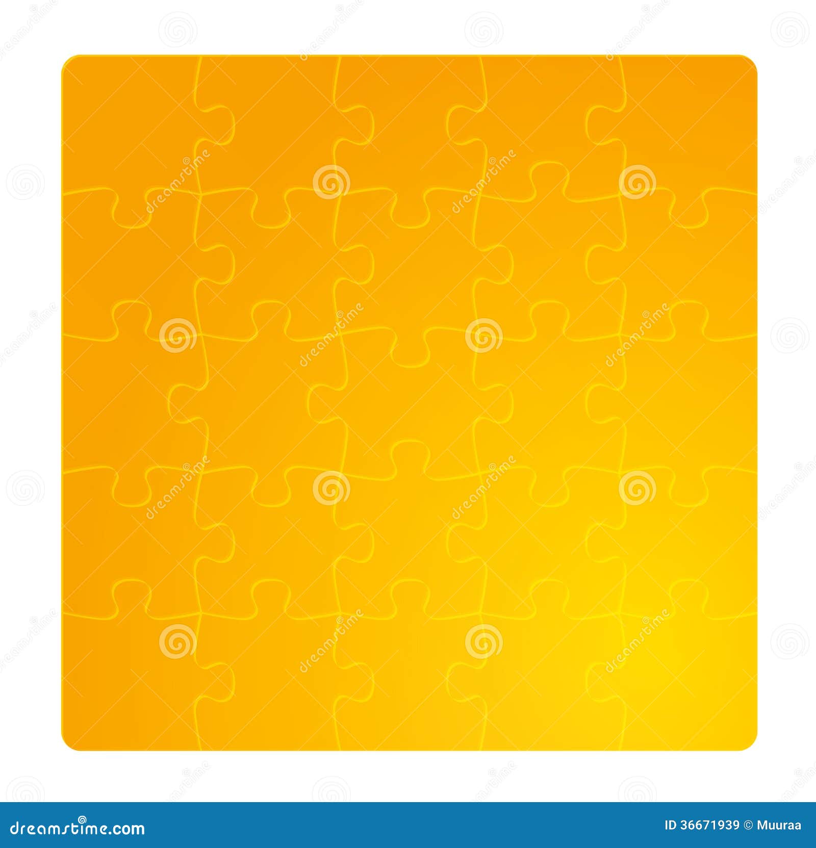 Gradient Gold Field of Puzzles Stock Vector - Illustration of board ...