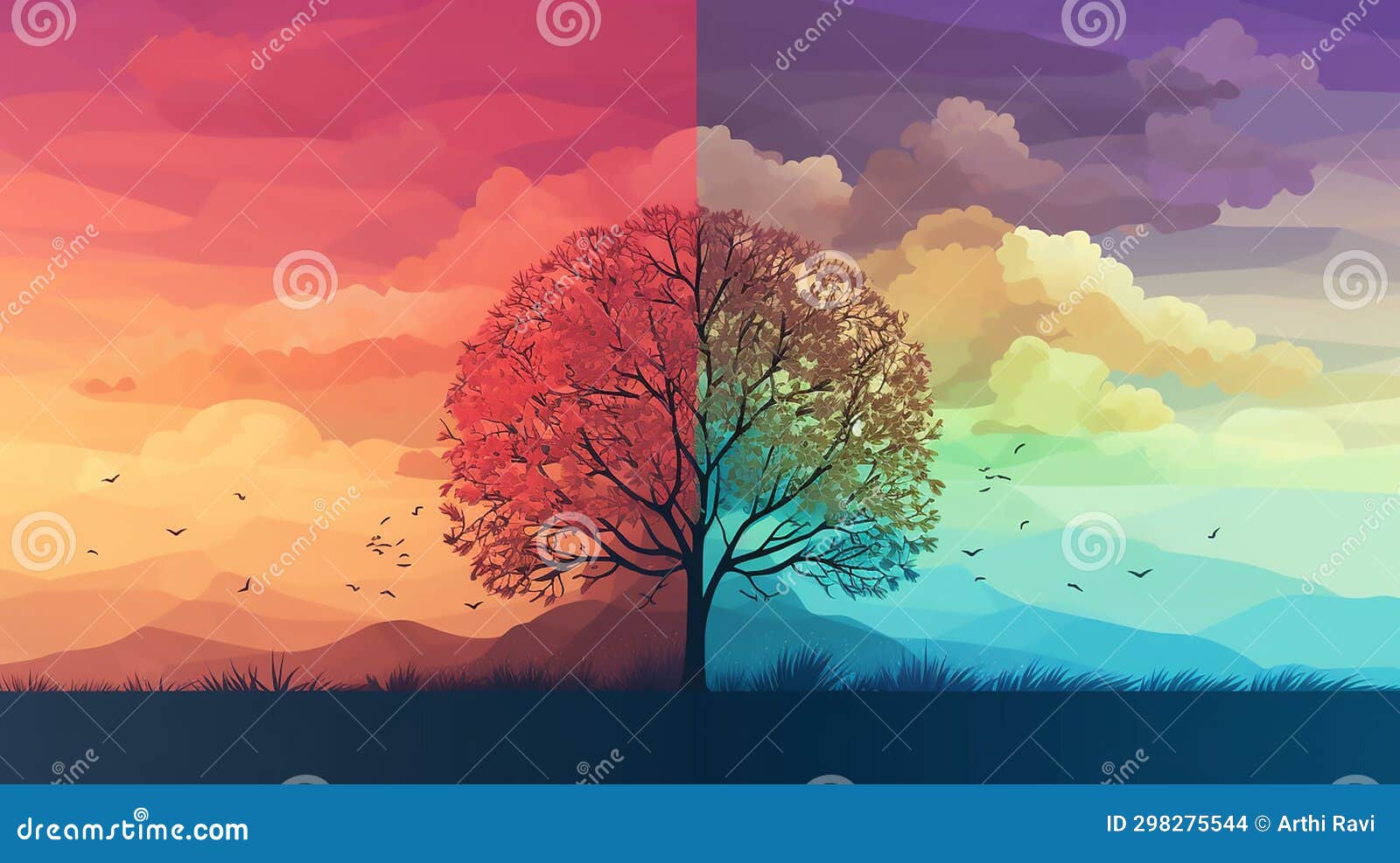 A Gradient Graphic Where the Colors Seamlessly Shift To Represent the ...