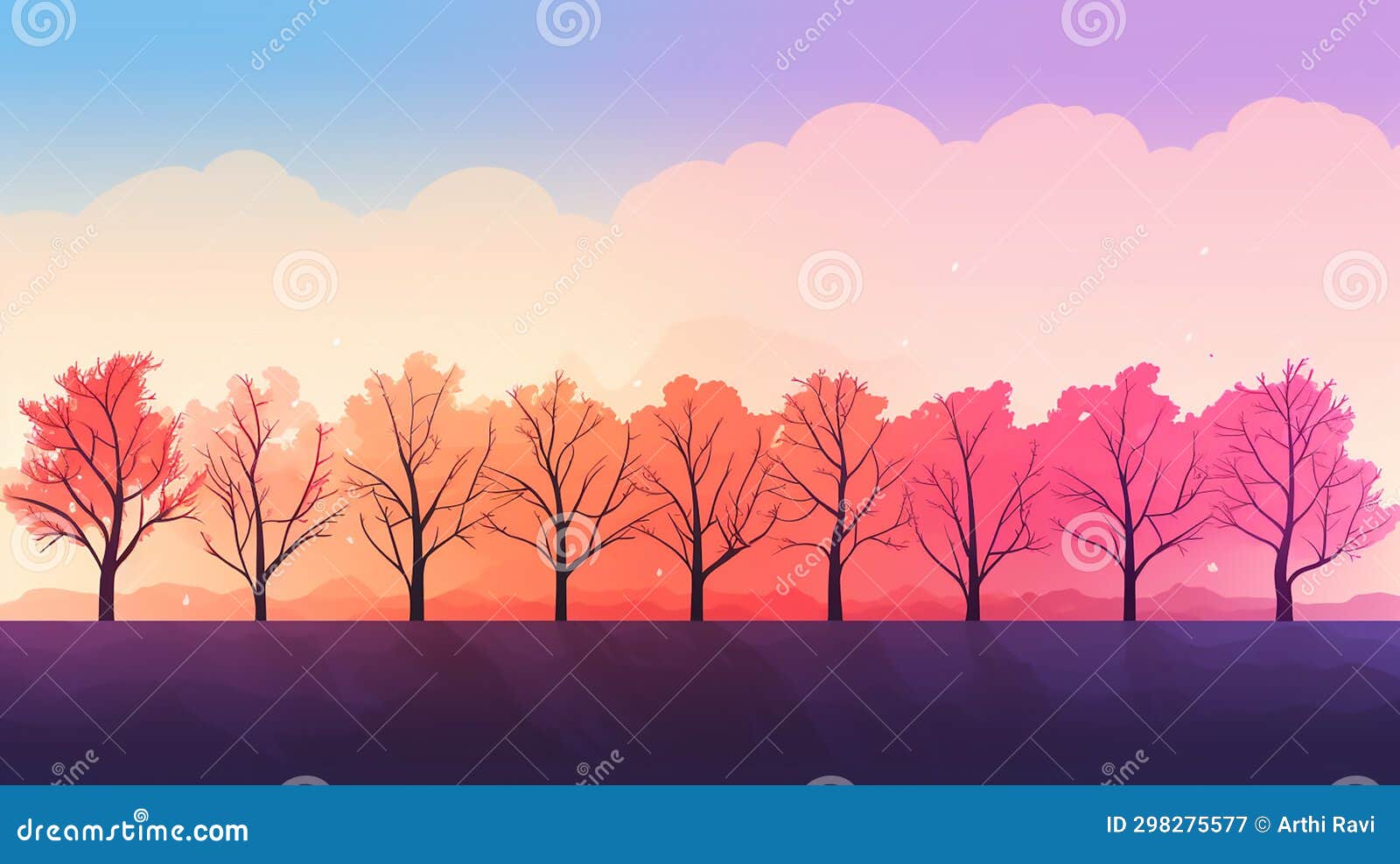 A Gradient Graphic Where the Colors Seamlessly Shift To Represent the ...