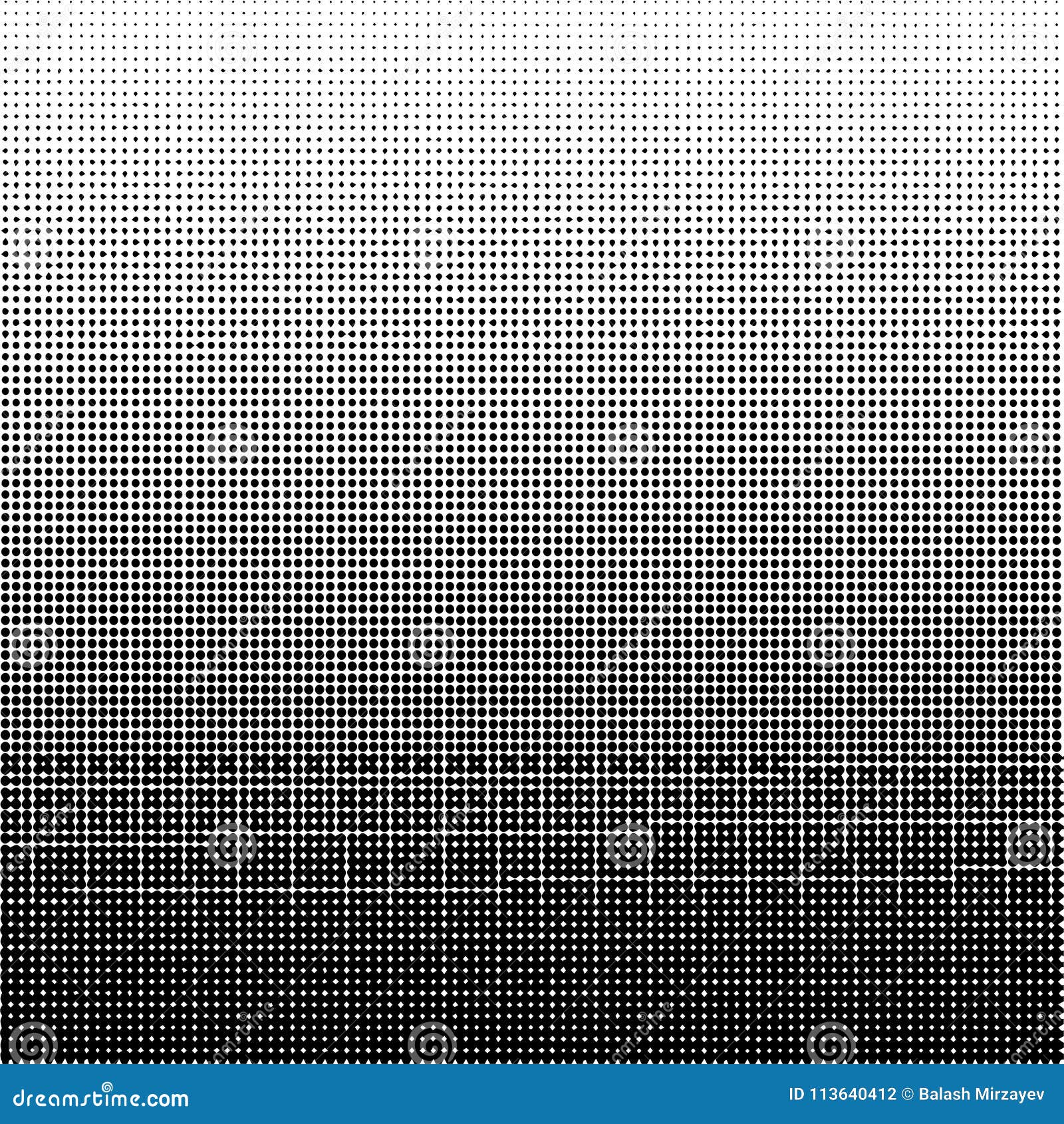 Gradient Gray Background with Dots. Halftone Stock Vector ...