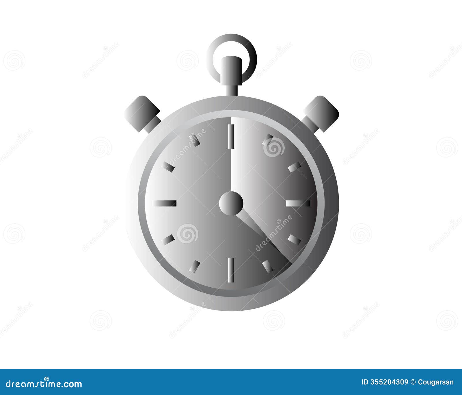 Stopwatch. Timer. Set Of Stopwatch Icons With Different Time Interval ...