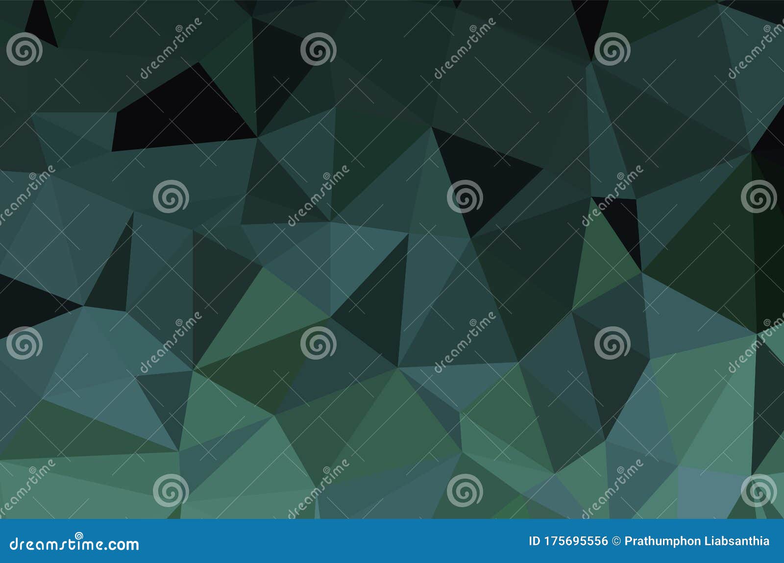 Gradient Green Vector Shining Triangular Layout. Glitter Abstract Illustration Stock Vector ...