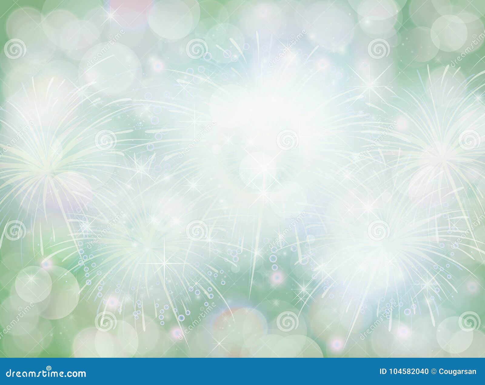 Gradient Green Winter Snowflake Border Christmas Background Stock ...