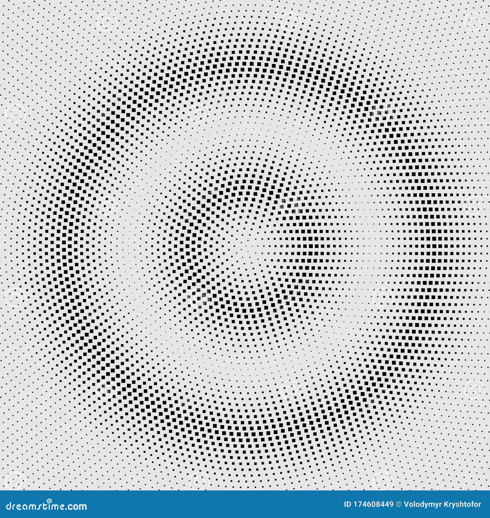 Gradient Halftone. Optical Illusion. Abstract Gradient Background Of ...