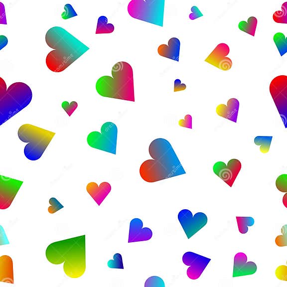 Gradient Heart Pattern stock illustration. Illustration of design ...