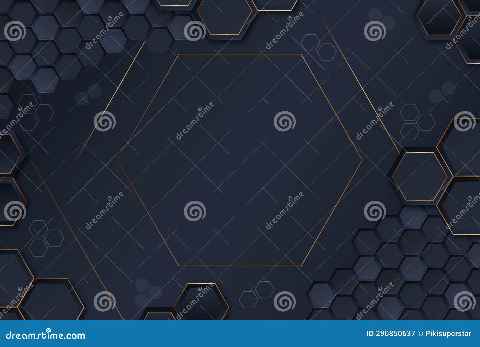 Gradient Hexagonal Background Vector Design Stock Vector - Illustration of light, modern: 290850637