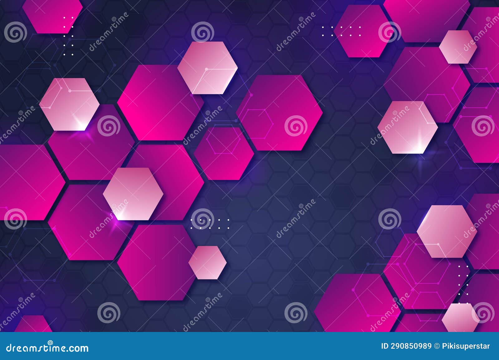 Gradient Hexagonal Background Vector Design Stock Vector - Illustration ...